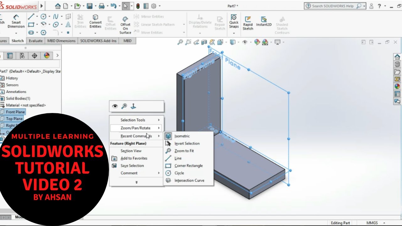 Ultimate Solid-works Tutorial for Absolute Beginners- in easy steps ...