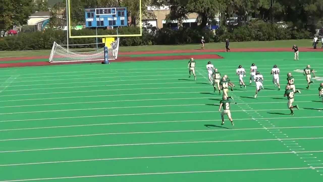 John Dabe returns opening kick-off vs. Joliet Catholic 96 yards for a ...