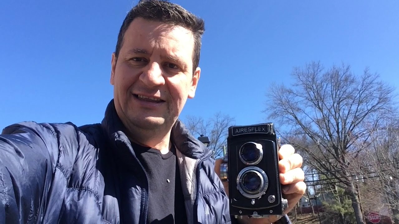 Airesflex Model IV TLR film camera review - YouTube