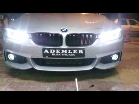 Bmw 418  led xenon ve kumandalı led çakar