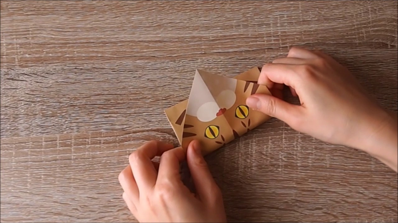 Tutorial Video: DIY How to Make Mini Origami Envelop - YouTube