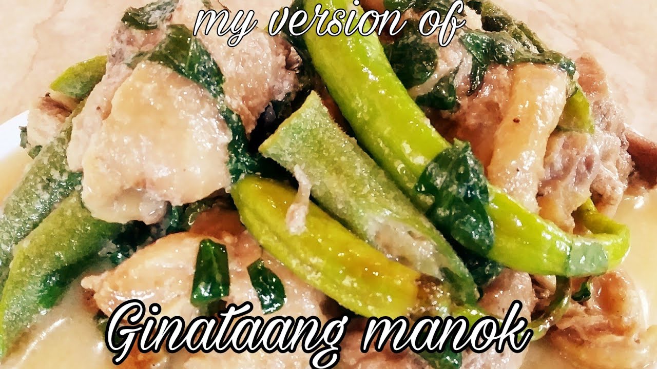 HOW TO COOK GINATAANG MANOK|Chicken with coconut milk - YouTube