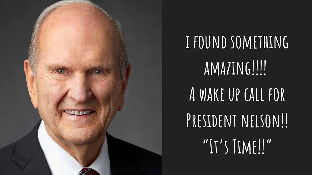 ⏰ "It's Time!" - President Nelson's Prophetic Call and his Urgency for ...
