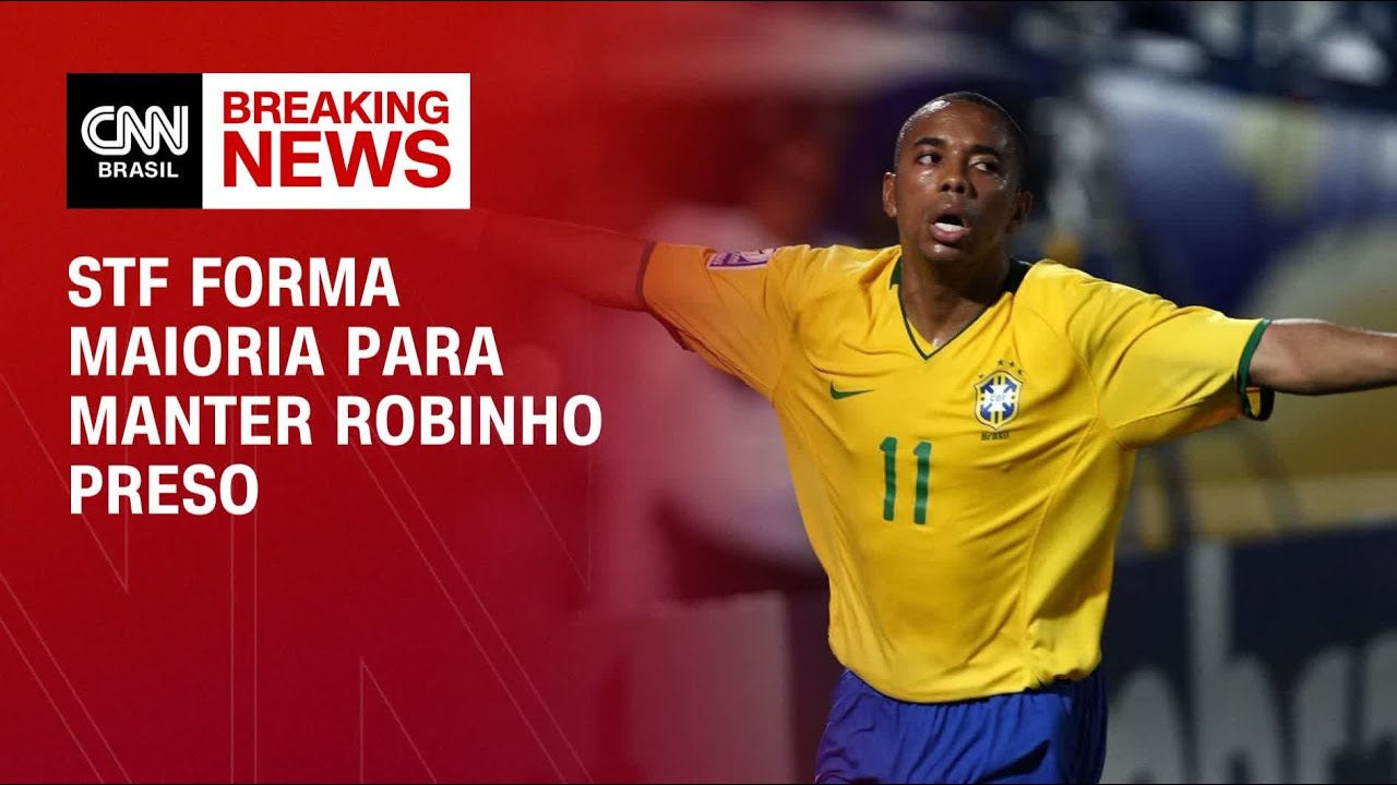 STF forma maioria para manter prisão de Robinho | CNN PRIME TIME - YouTube