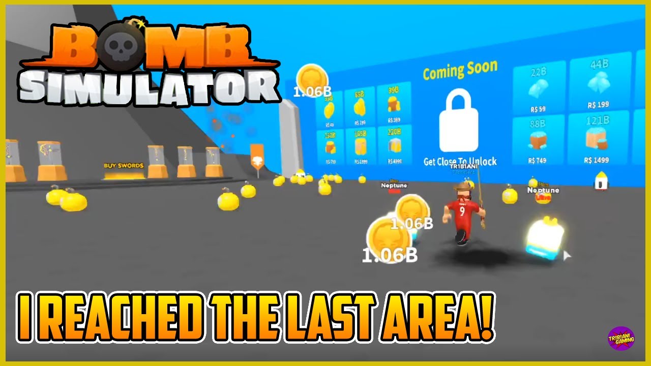 I Unlocked The Last Area! - Bomb Simulator ROBLOX - YouTube