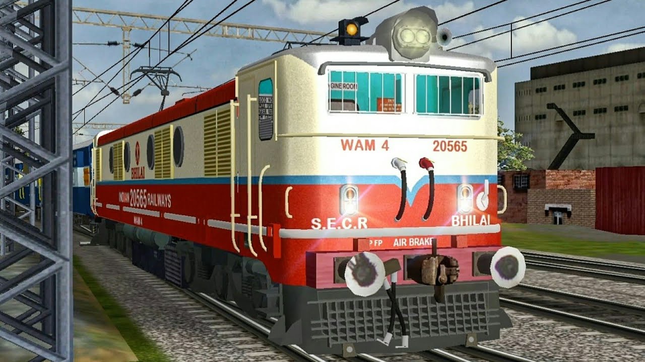 Bhilai WAM4 Startup with Shivnath Express at Backyard of Station in ...