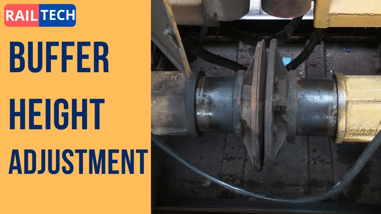 How to maintain Buffer height of ICF coach by Wooden packing ring - YouTube