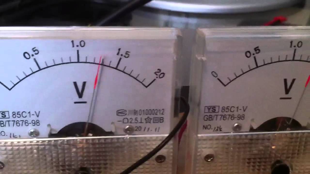 Meter Clock w/ PICAXE 14M2 PWM (WIP) - YouTube