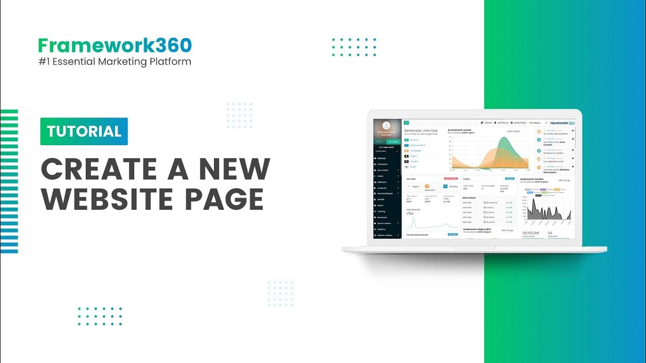 Create a New Website Page - Framework360 - YouTube