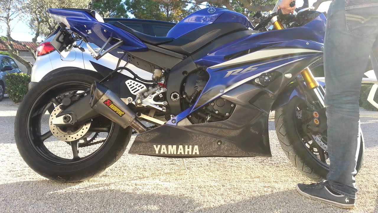 R6 2007 Akrapovic Titanium - YouTube