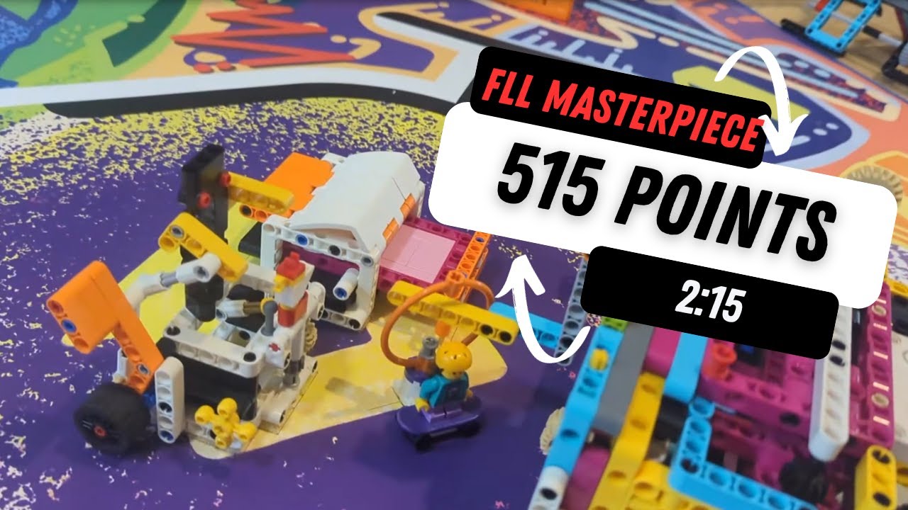 FLL MasterPiece-515 points in 2 minutes 15 seconds! - YouTube