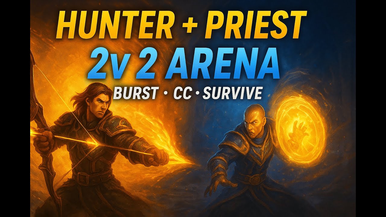 🏹 Hunter + Priest 2v2 — Holy Saves, Deadly Shots! - YouTube
