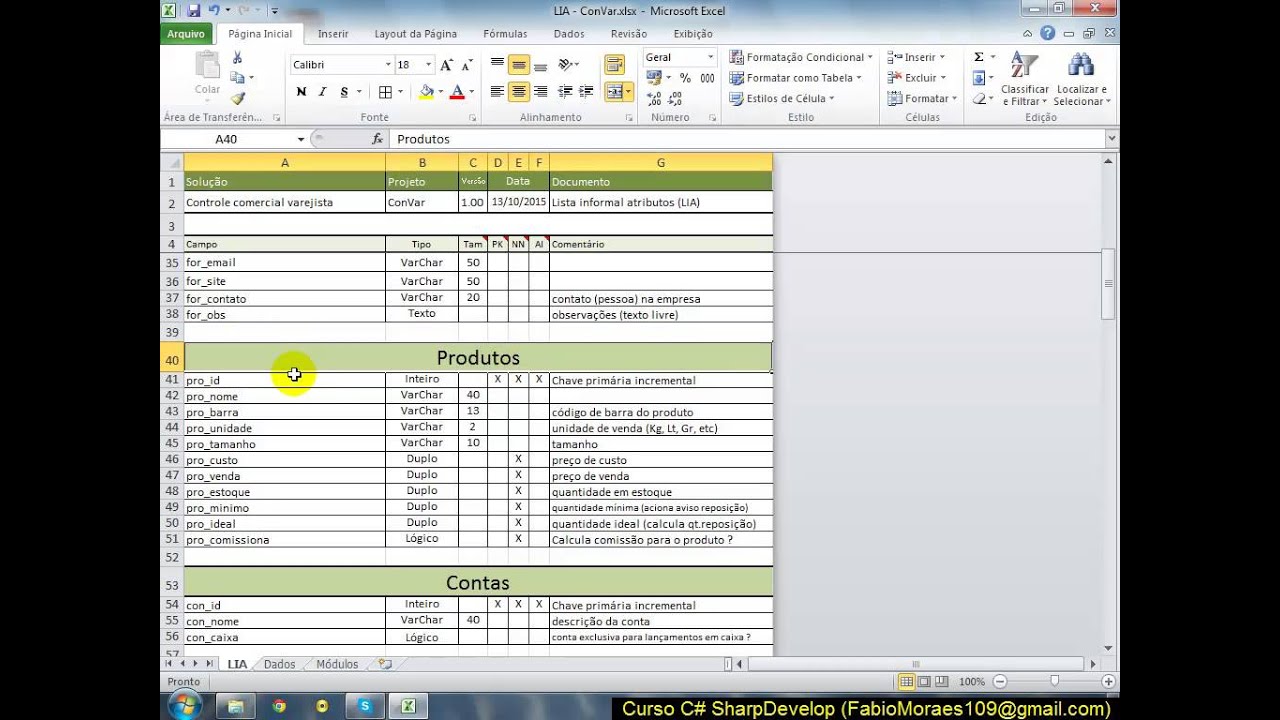 C# SharpDevelop - Aula 020 - Apresentando projeto ConVar (Controle ...