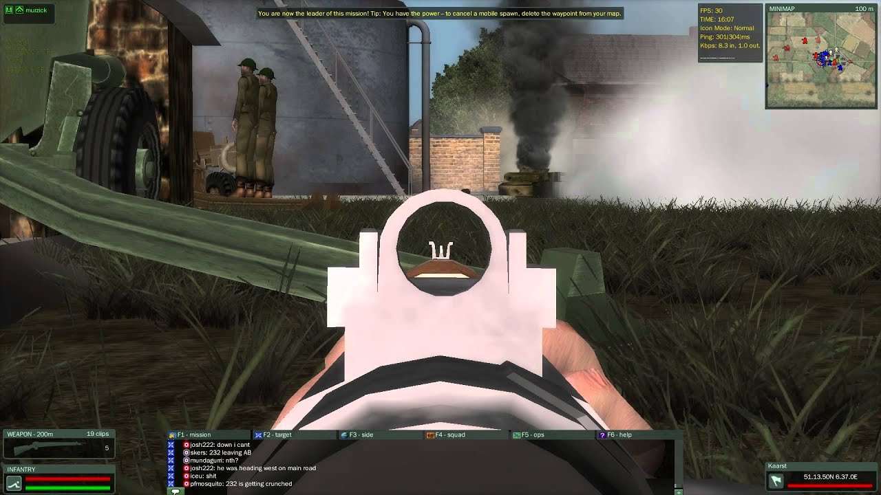 WWII OnLine. BattleGround Europe [040]. Allies side. - YouTube