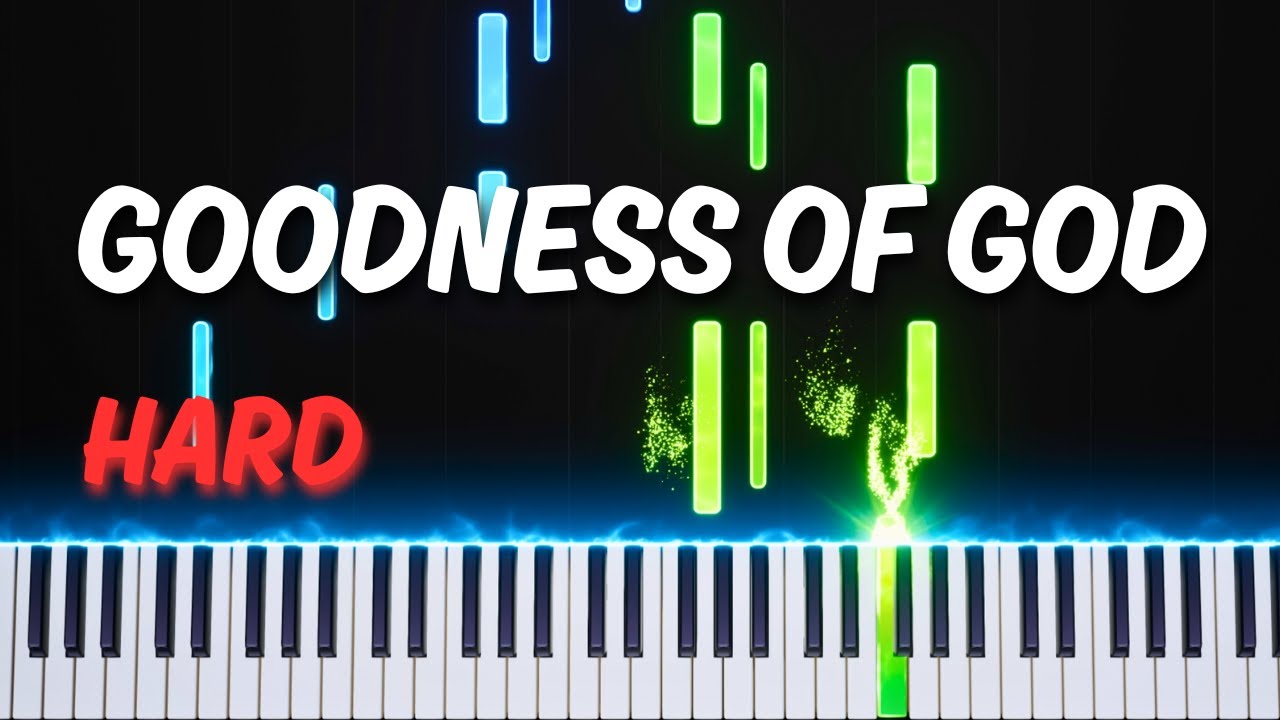 Bethel Music - Goodness Of God | HARD PIANO TUTORIAL by Synthly - YouTube