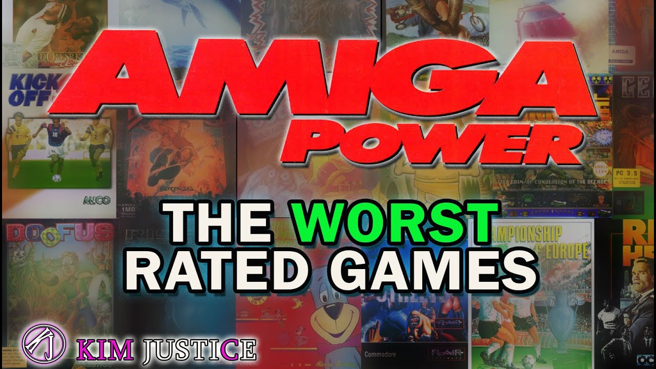 Playing All Amiga Power's WORST RATED Games (At + Below 10%) | Kim ...