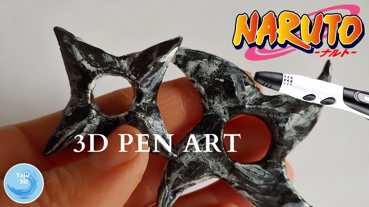 Making Naruto Shuriken with a 3D Pen | Ninja Arts | 3D Pen Creations ...