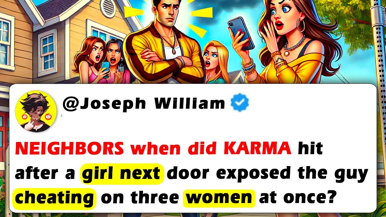 NEIGHBORS When Did KARMA Hit After a Girl Next Door Exposed The Guy Cheating On Three Women At ...