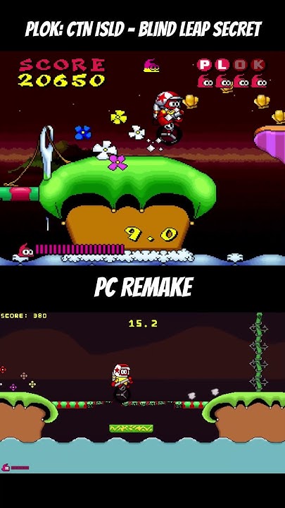 PLOK! : SNES vs PC - Blind Leap Secret Level (No Download) - YouTube