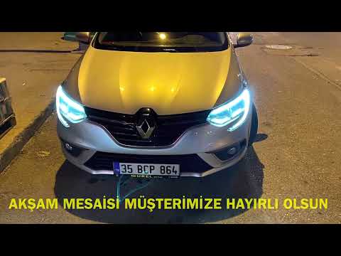 Megane 4 Touch Joy Çakarlı Karşılama Uğurlama ve Gizli Özellik Açma İzmir