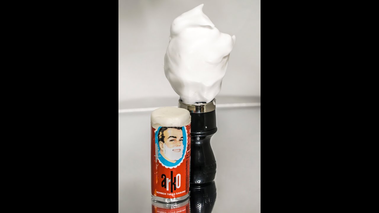 How I face lather with an ARKO Stick - YouTube