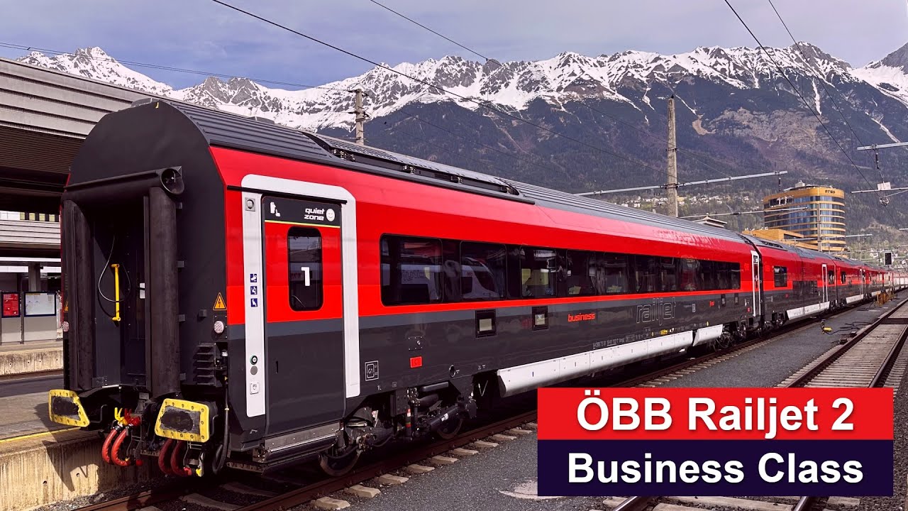 ÖBB Railjet 2 - Inaugural Train Innsbruck - Munich in Business Class ...