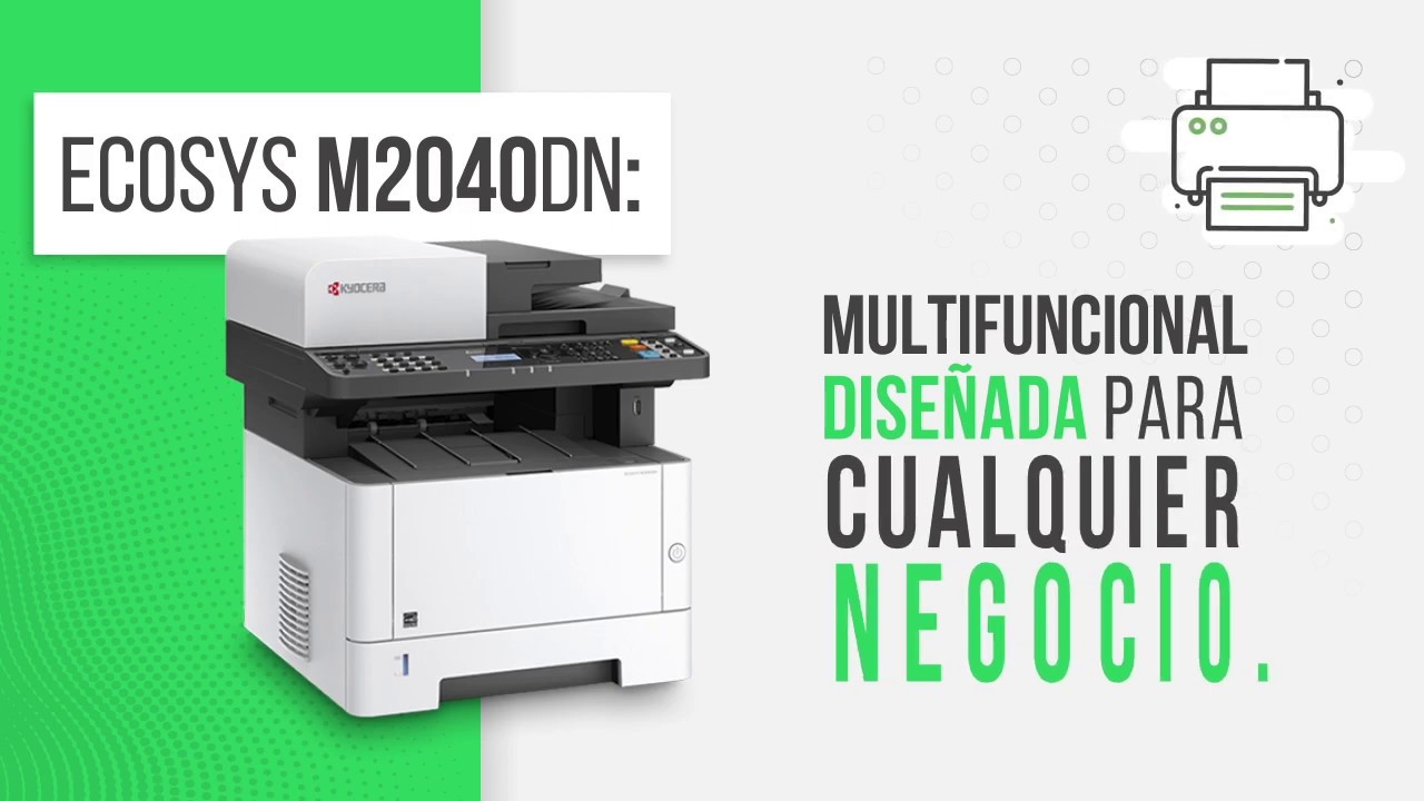 ECOSYS M2040dn de Kyocera: multifuncional diseñada para cualquier ...