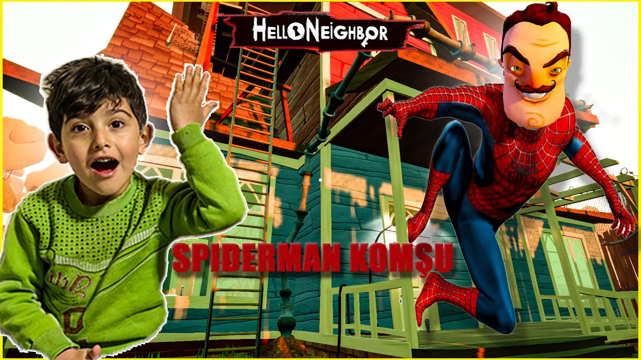 HELLO NEİGHBOR WİLSON ÖRÜMCEK ADAM OLDU 😱 | SPIDERMAN | HELLO NEIGHBOR ...
