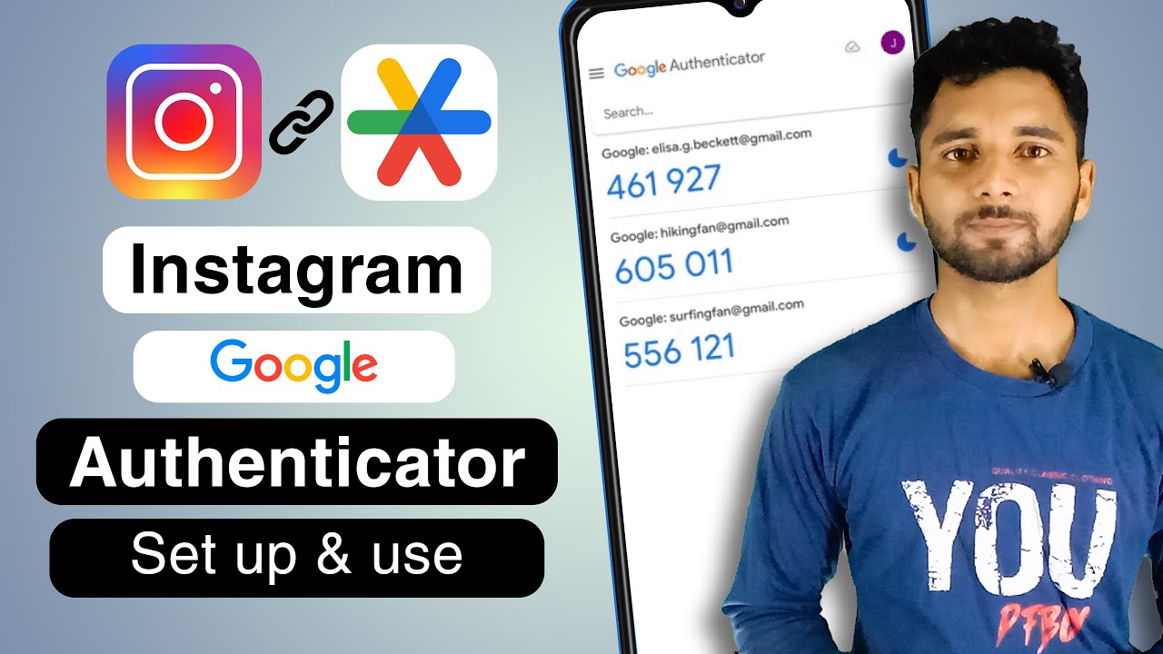 How To Use Google Authenticator with Instagram - 2FA on Instagram - YouTube