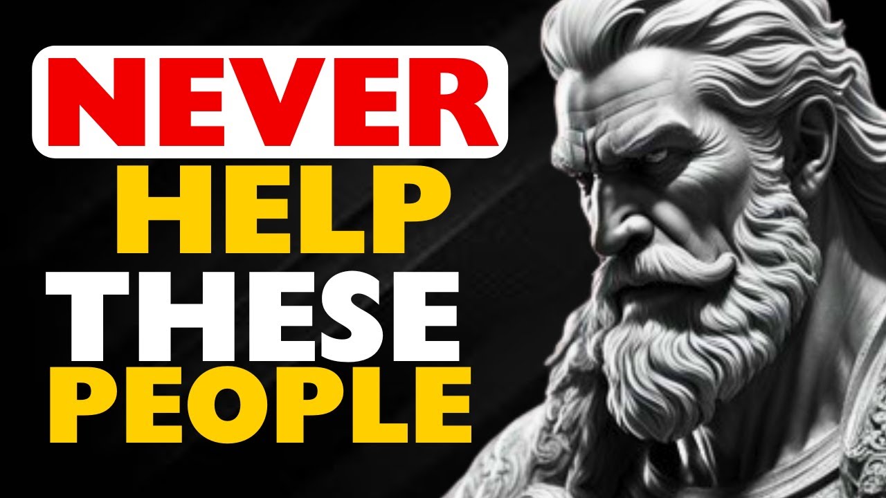 ALWAYS SAY NO TO THESE 13 TYPES OF PEOPLE (STOICISM) - YouTube