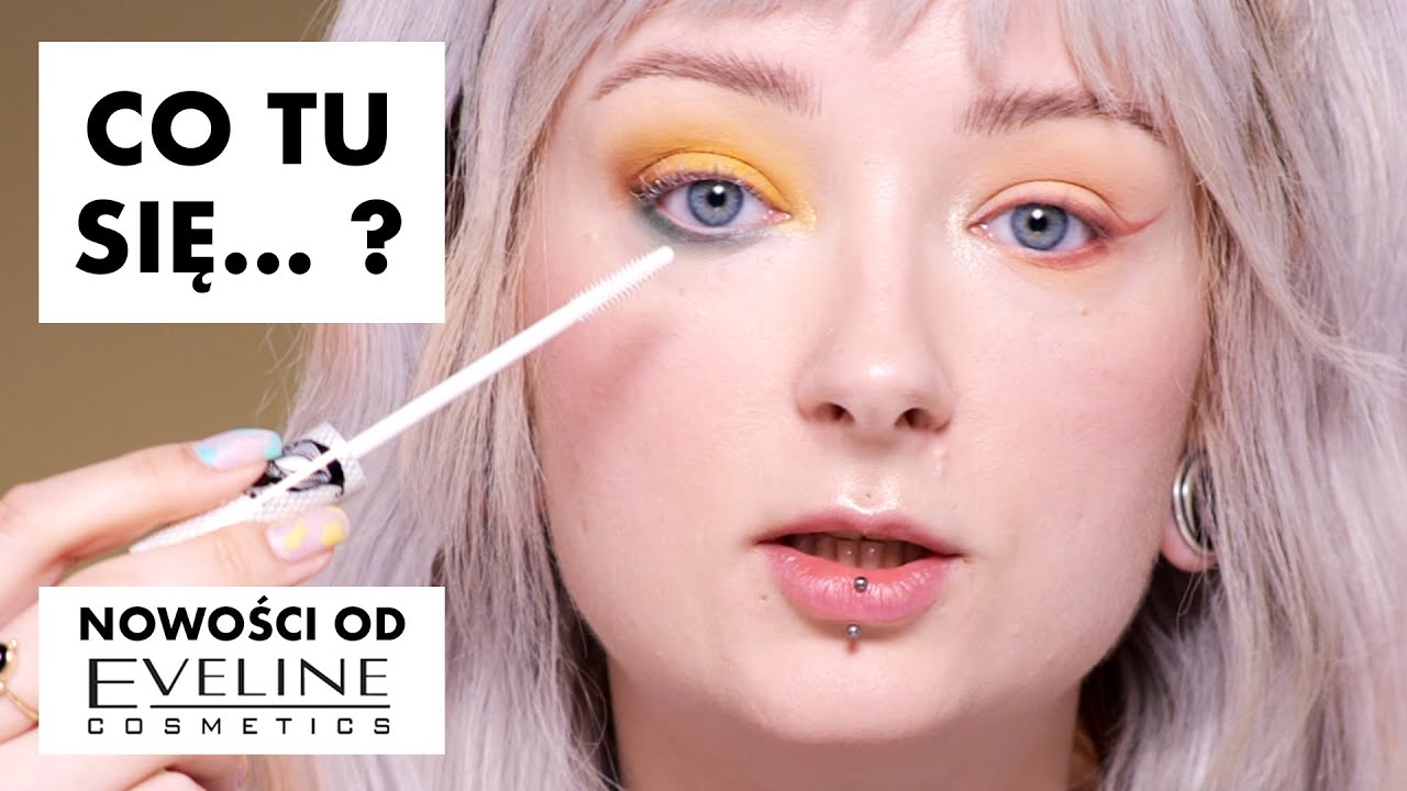 Mega rzęsy, super paleta, eyeliner gratis 🙊 EVELINE PRZESADZIŁO - YouTube