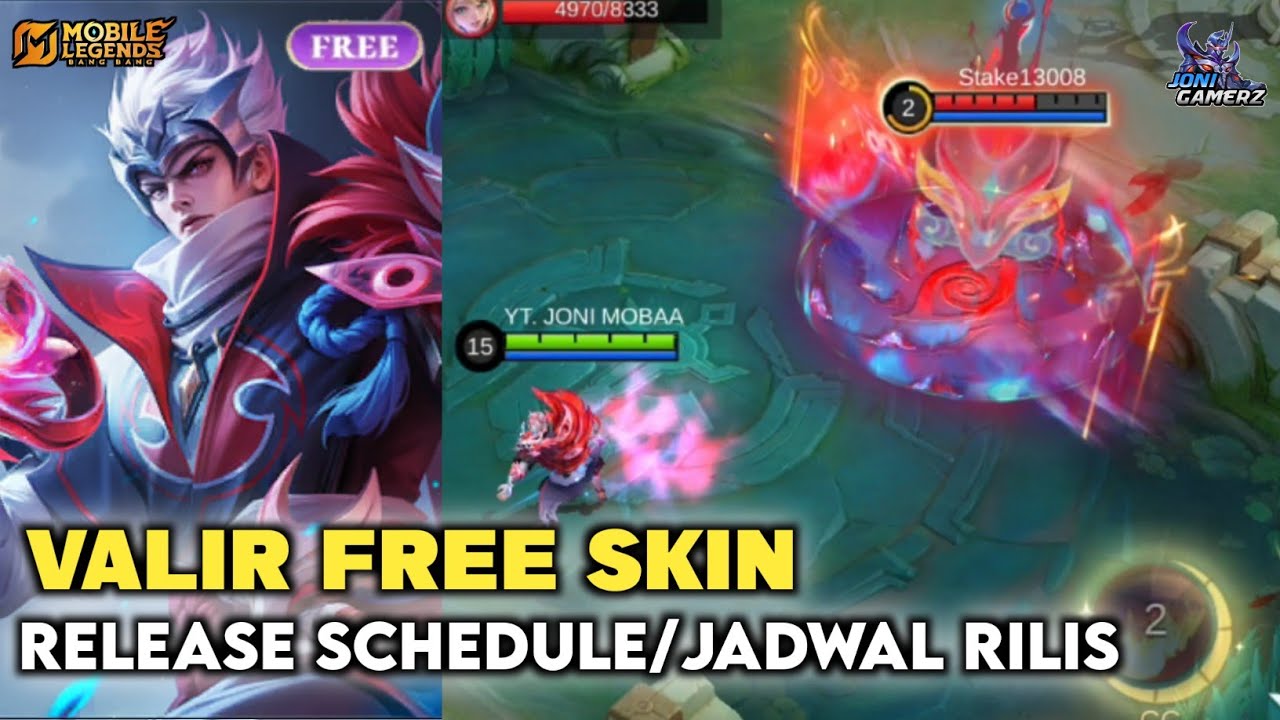 VALIR NEW SKIN EPIC - RELEASE SCHEDULE / JADWAL RILIS - GAMEPLAY SKILLS ...
