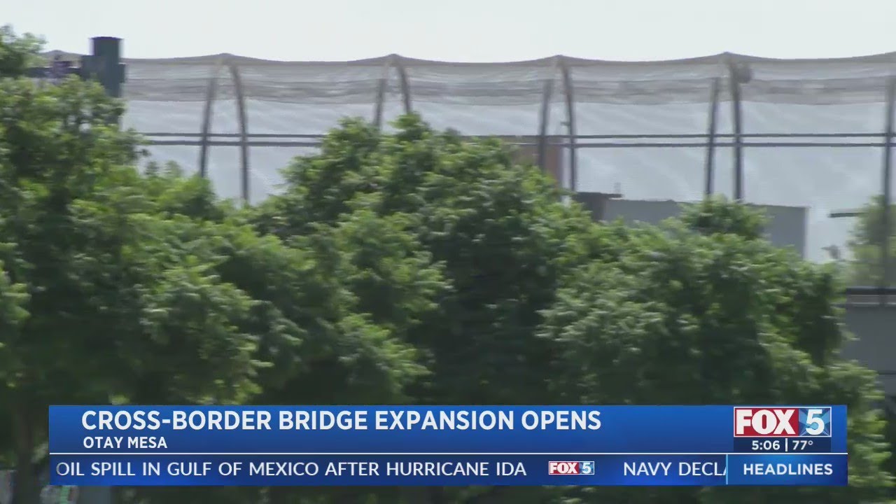 Cross-Border Bridge Expansion Opens - YouTube