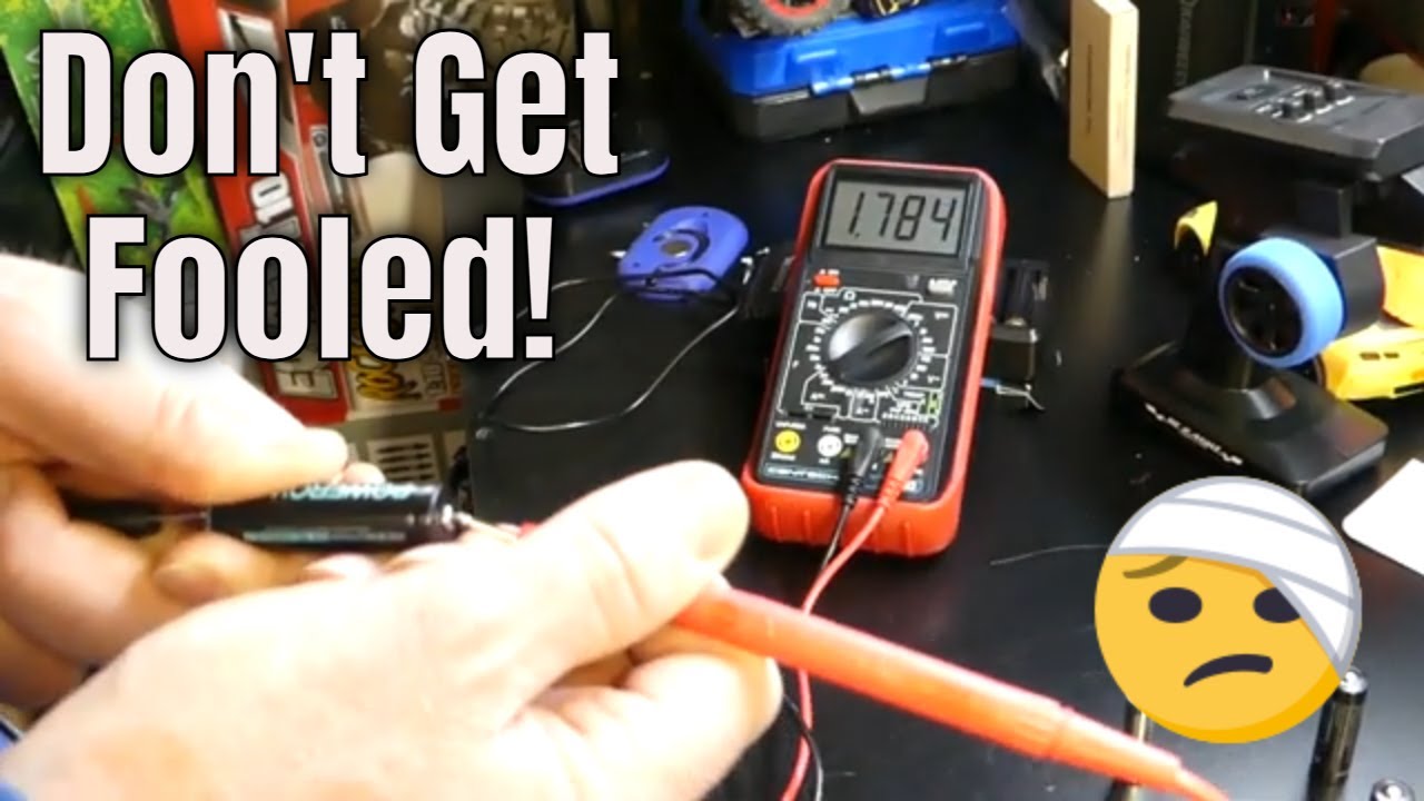 How To Check AA Battery Voltage Using A Multimeter - Easy! - YouTube