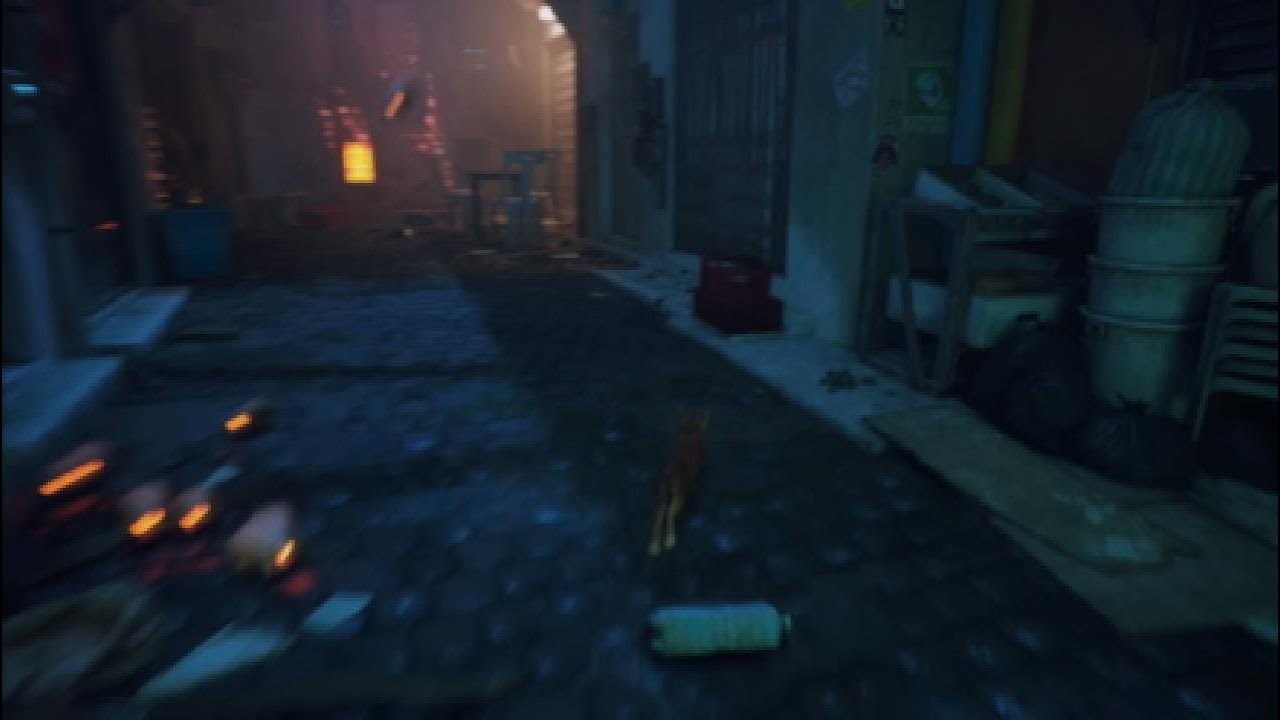 Stray - Run ! (Scene) (PS5) (Stray Cat Game) - YouTube
