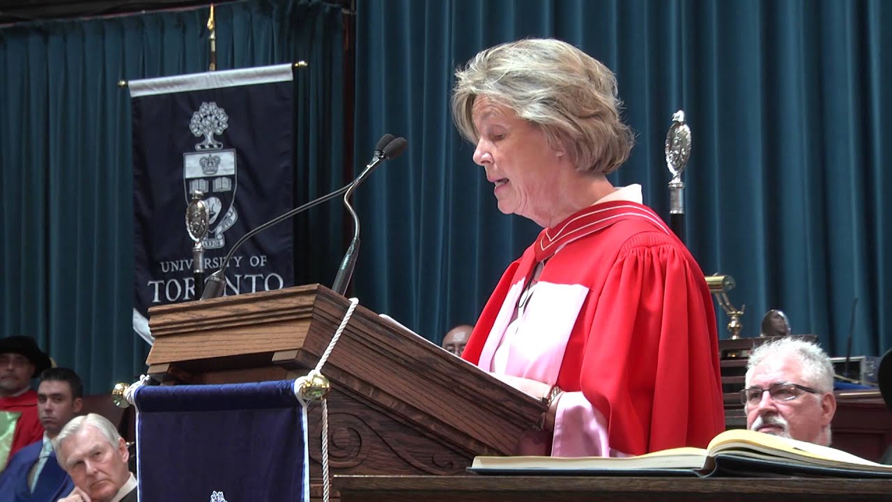 University of Toronto: Susan Scace, Convocation 2013 Honorary Degree ...