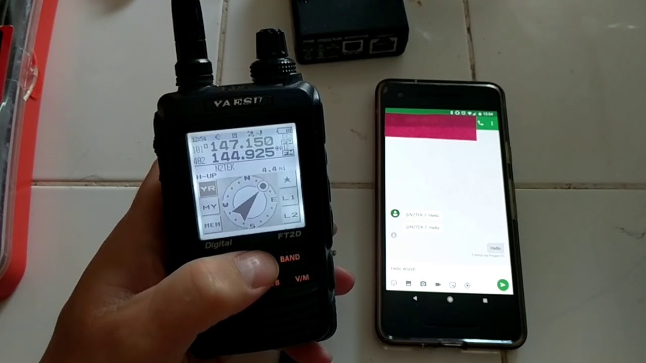 APRS Messaging and Cellular SMS - YouTube