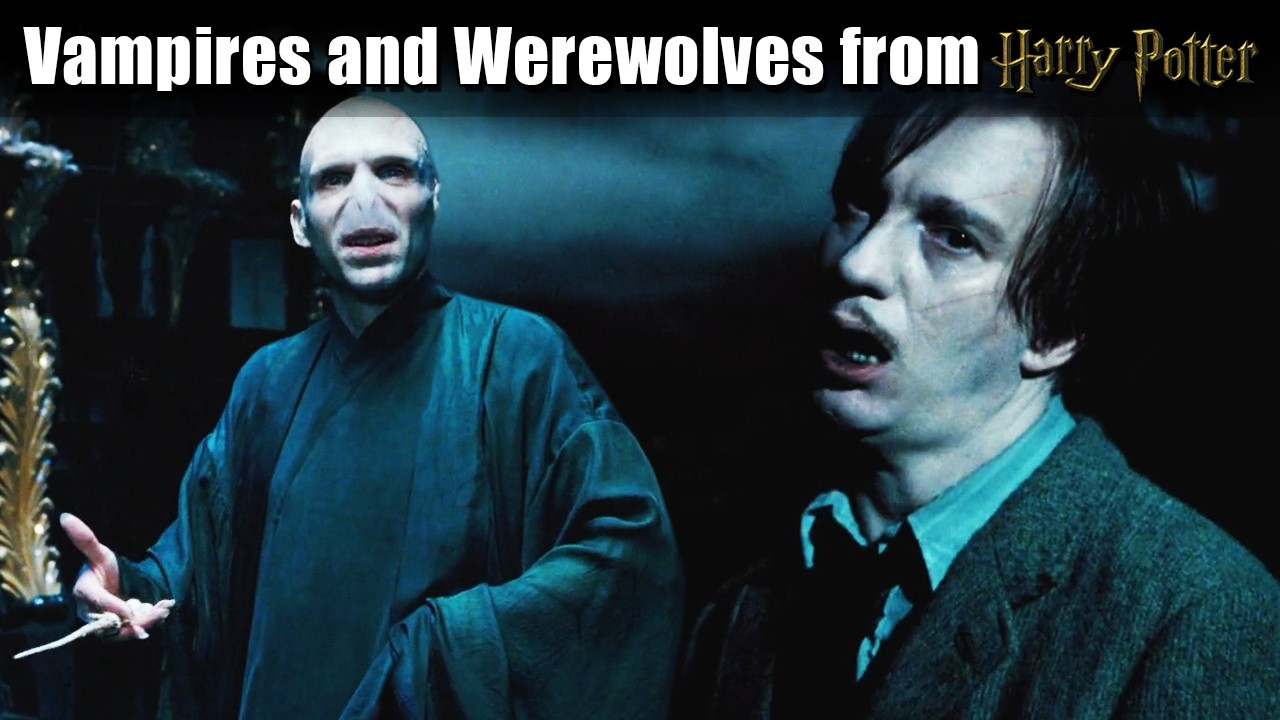 Harry Potter - Vampires and Werewolves explained - YouTube
