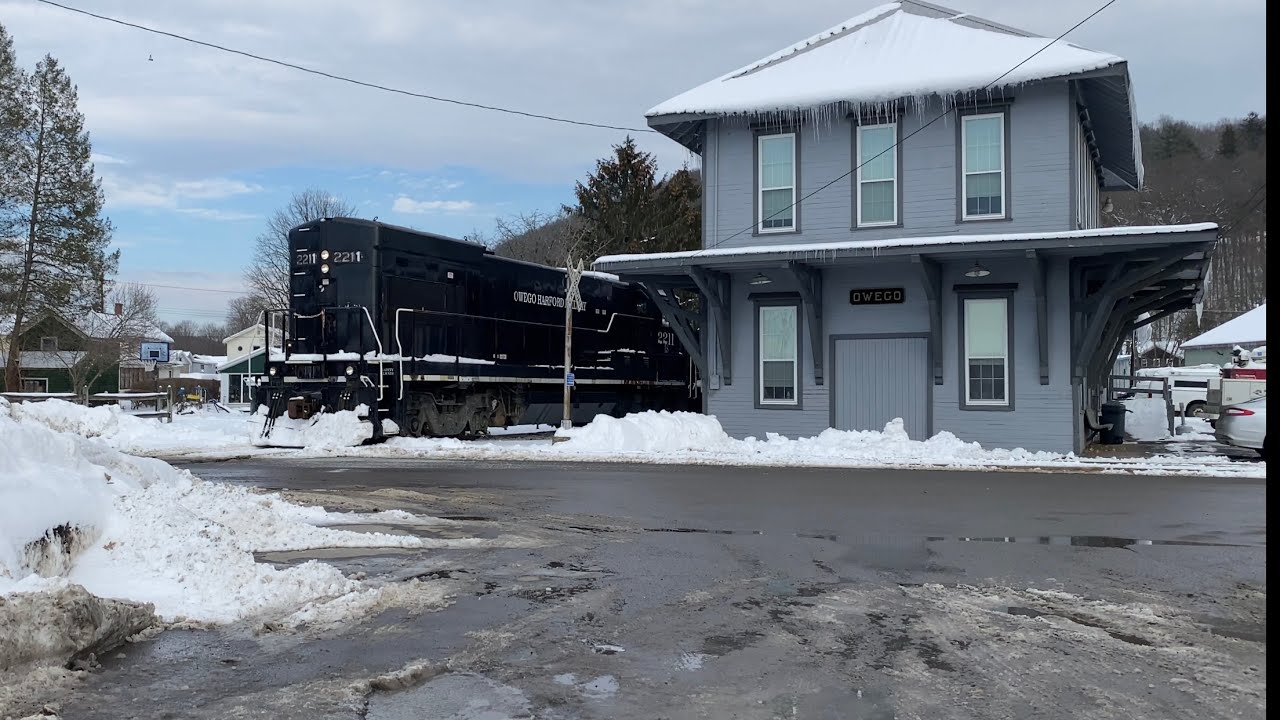 New York Shortline-RJCC/OHRY at Owego. - YouTube