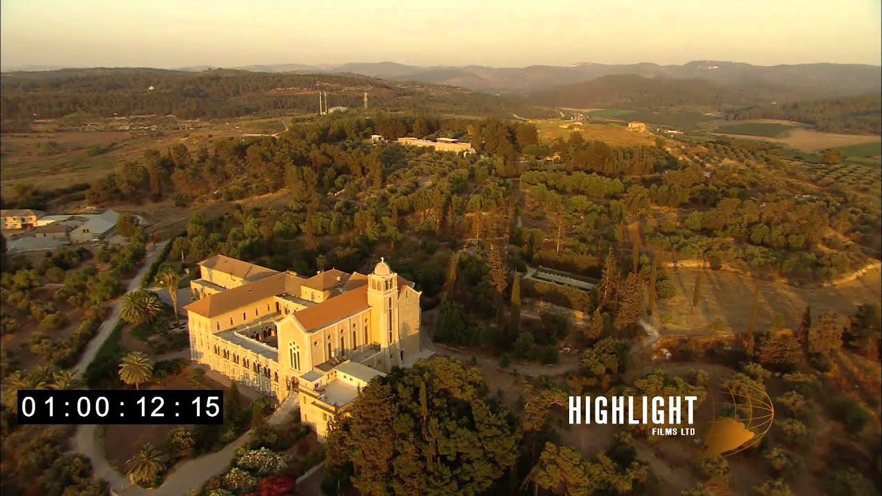 yHD Aerial footage of israel: Latrun Trappists Monaster - YouTube