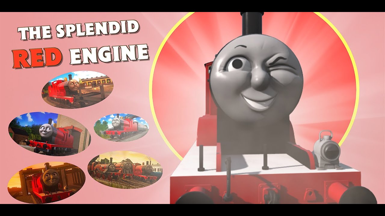 James The Splendid Red Engine - A Short Trainz Clip - YouTube
