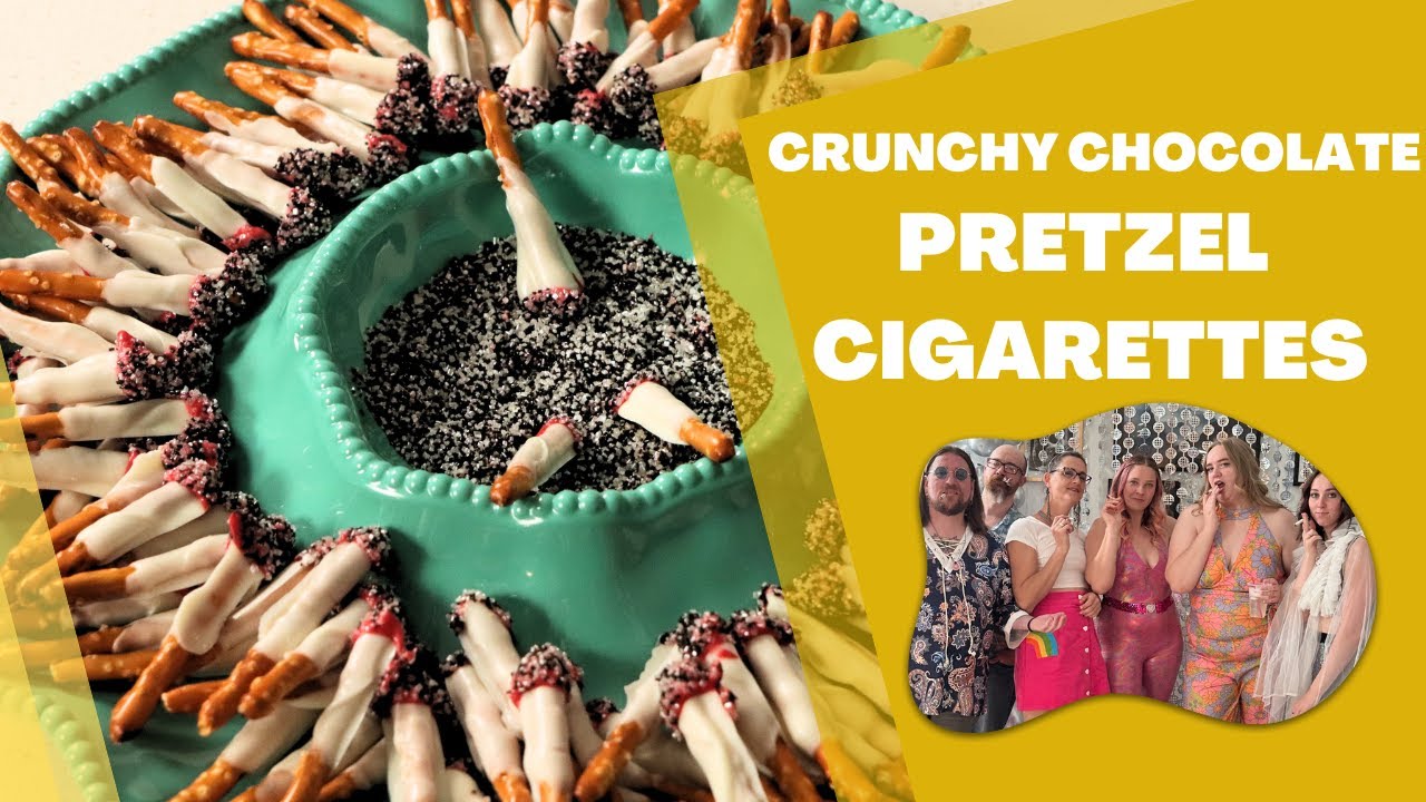 Sweet Smokes | Chocolate Covered Pretzel Cigarettes - YouTube