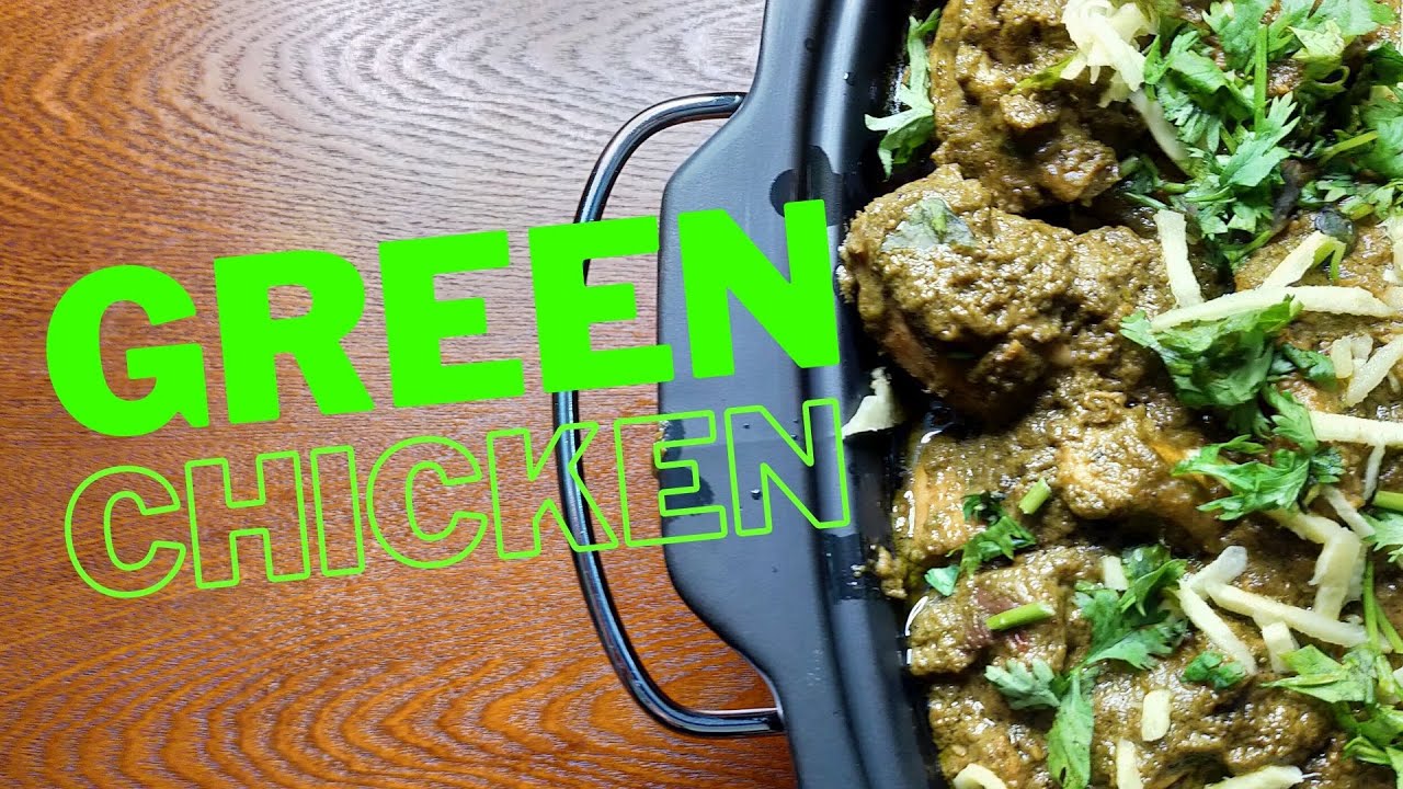 Easy-to-make GREEN CHICKEN Fry Recipe | Food Jewels - YouTube