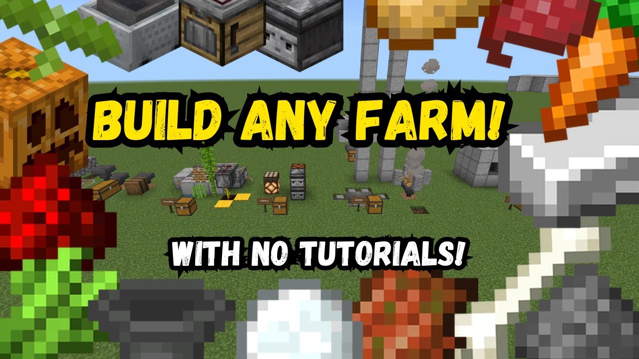 The BASICS of ALL Minecraft Farms! - YouTube