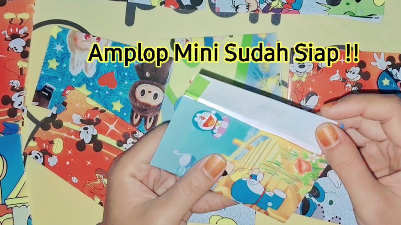 CARA MEMBUAT AMPLOP MINI - YouTube