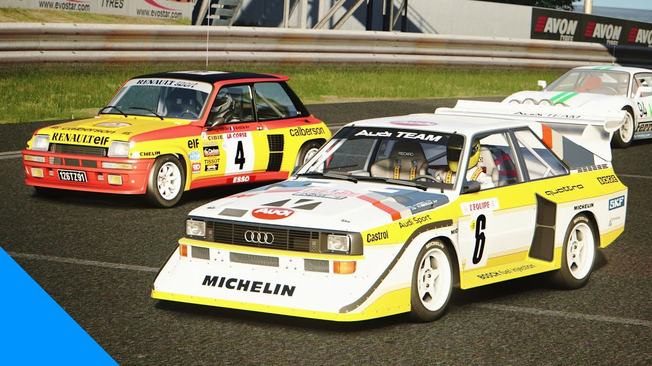 AI RACING - Group B race at Blackwood Rallycross - YouTube