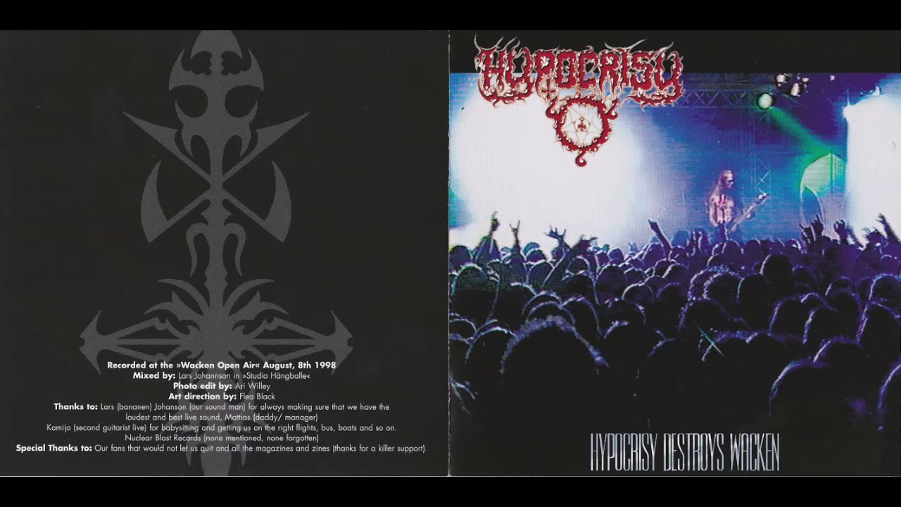 Hypocrisy - Hypocrisy Destroys Wacken (1999) Full album - YouTube