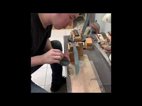 陳江榮刀劍鍛鍊所 Ron Chen Forge - Claying process - YouTube