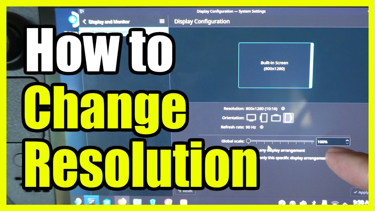 How to Change the Resolution on your Steam Deck in Desktop Mode (Fast ...