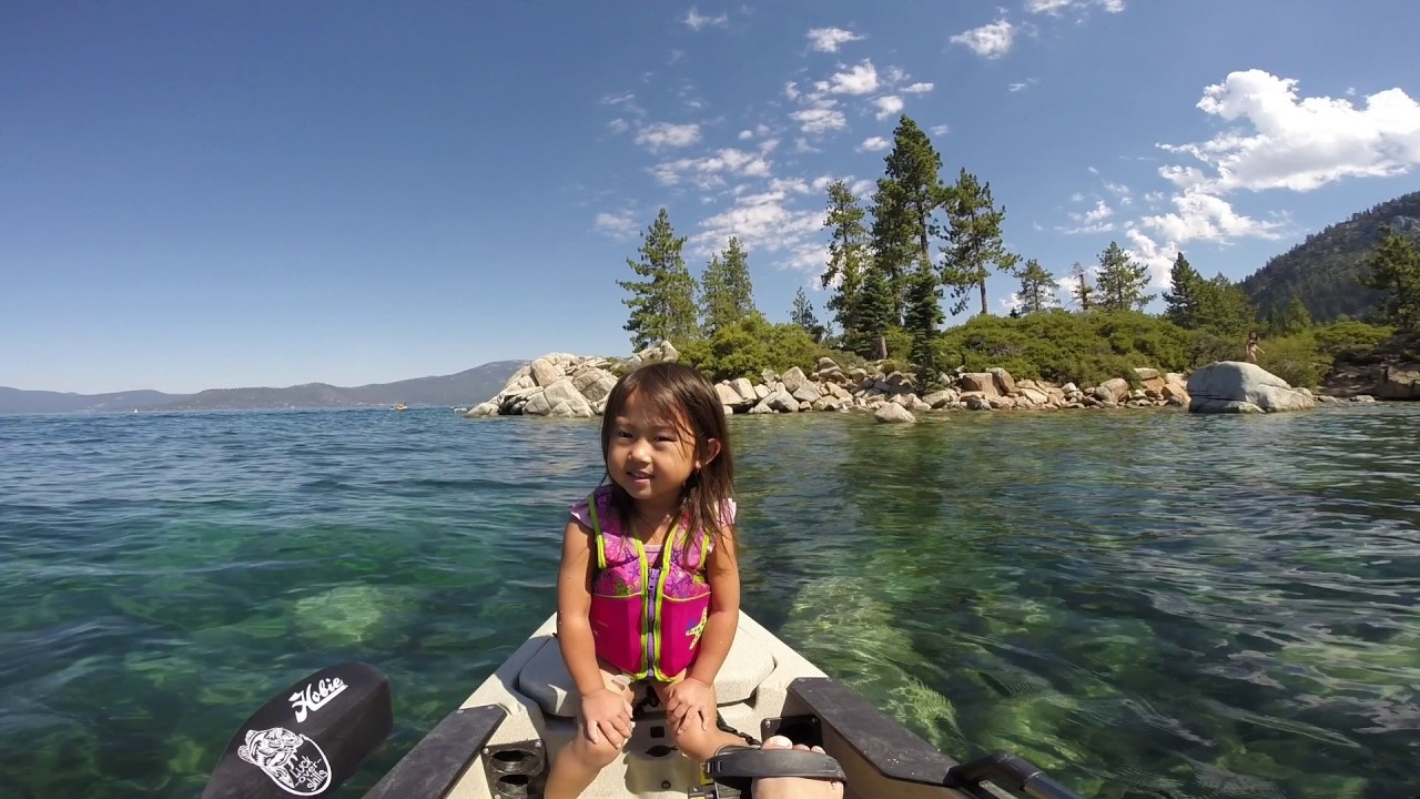 My Princess Vanellope at Sand Harbor Beach Lake Tahoe - YouTube